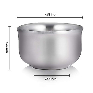 Cumberbatch Stainless Steel Shaving Bowl For Men, Men's Shaving Soap Bowl