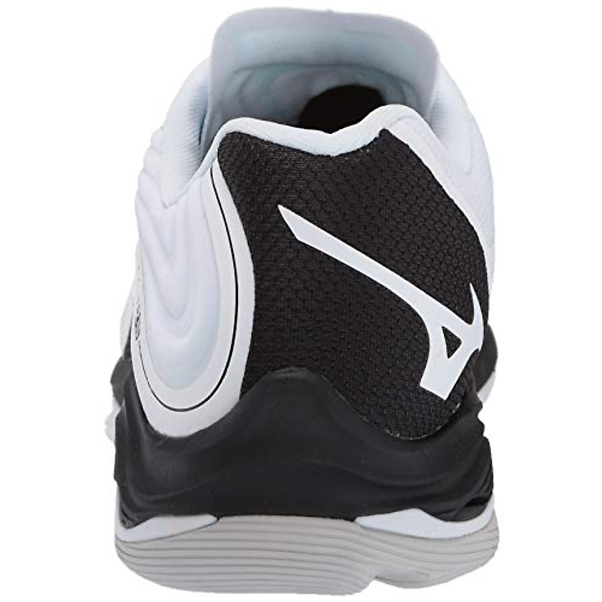 Mizuno Wave Lightning Z6 Womens Volleyball Shoe, White/Black, 10.5