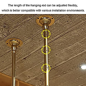 Hanging Wine Rack, Wine Glass Hanger, Household Wine Holder, Wrought Iron Bar, Height Adjustable Wine Storage Shelf (Color : C, Size : 100 * 35CM)