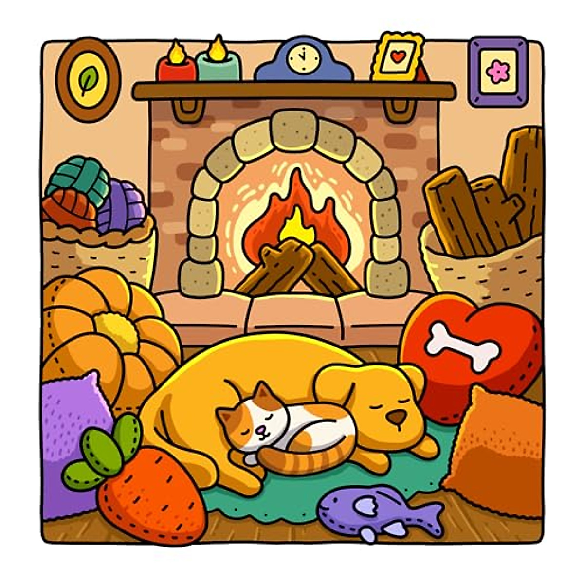 Cat Moments: Meow Life Coloring Book for Adults and Teens