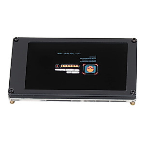 Mini Monitor, High Compatibility 3.5in IPS Monitor Portable PC Extended Monitor LCD Display Subscreen USB Connection, Compact Monitor Extender with Bracket for Raspberry PI USB AIDA64