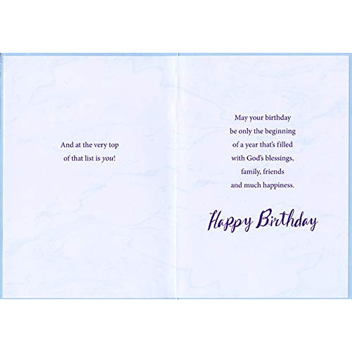Designer Greetings Chocolate Layer Cake and Gold Foil Swirls Religious Birthday Card for Nephew