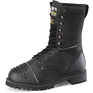 Matterhorn Men's 10" Waterproof NON-Insulated Contourical¬ Internal Metguard Boots, Black, 9 M