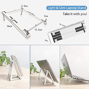 BoxWave Stand and Mount Compatible with Acer ConceptD 7 Ezel (CC715-71) (Stand and Mount Pocket Aluminum Stand 3-in-1, Portable, Multi Angle Viewing Stand - Metallic Silver