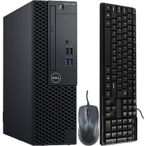Dell Optiplex 3060 SFF Desktop PC, Intel i5-8500 3.0GHz 6 Core, 16GB DDR4, 256GB SSD, DVD-RW, WiFi, Win 10 Pro (Renewed)