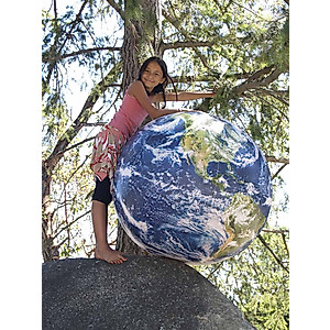 "Huge Inflatable Globe, 1 Meter in Diameter, Earthball"