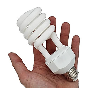 lumenivo UVB Reptile Light 23W 10.0 Desert Terrarium UVB Bulb for Bearded Dragon, Dwarf Monitors, Veiled Chameleons - Simulates UVB from The Sun to Help in Calcium Absorption - 120V - 2 Pack