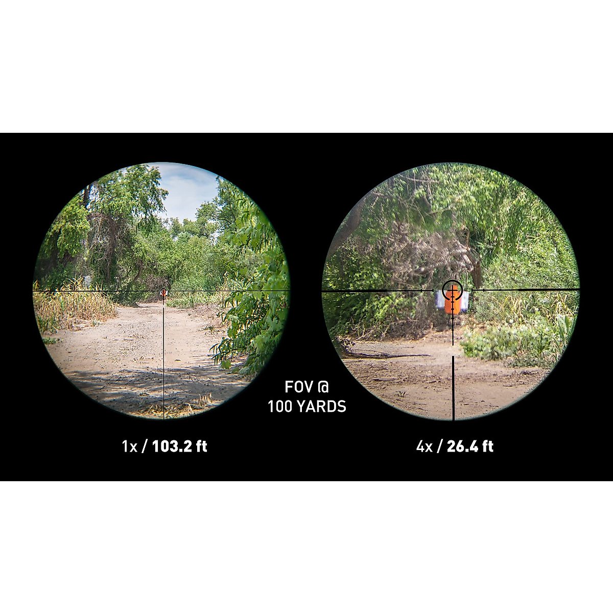 Monstrum G2 1-4x24 First Focal Plane FFP Rifle Scope | ZR305 H-Series Offset Scope Mount | Bundle