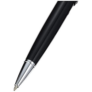 Cross Bailey Light Polished Resin Refillable Ballpoint Pen, Medium Ballpen, Includes Premium Gift Box - Black