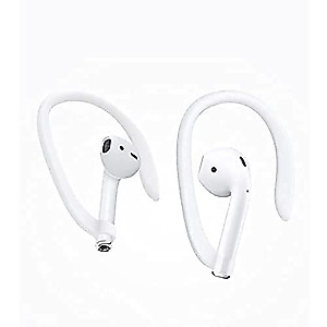Inventure, IVC Ear Hooks Designed for Apple AirPods 1, 2 and Pro (White)