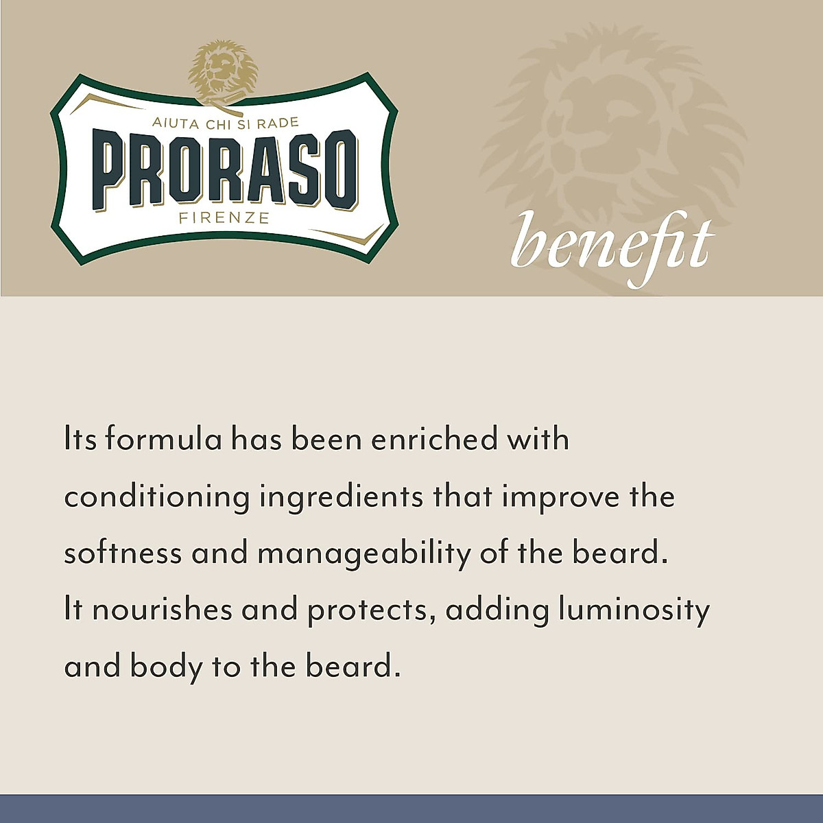 Proraso Beard Balm - Azure Lime, 3.38 Oz