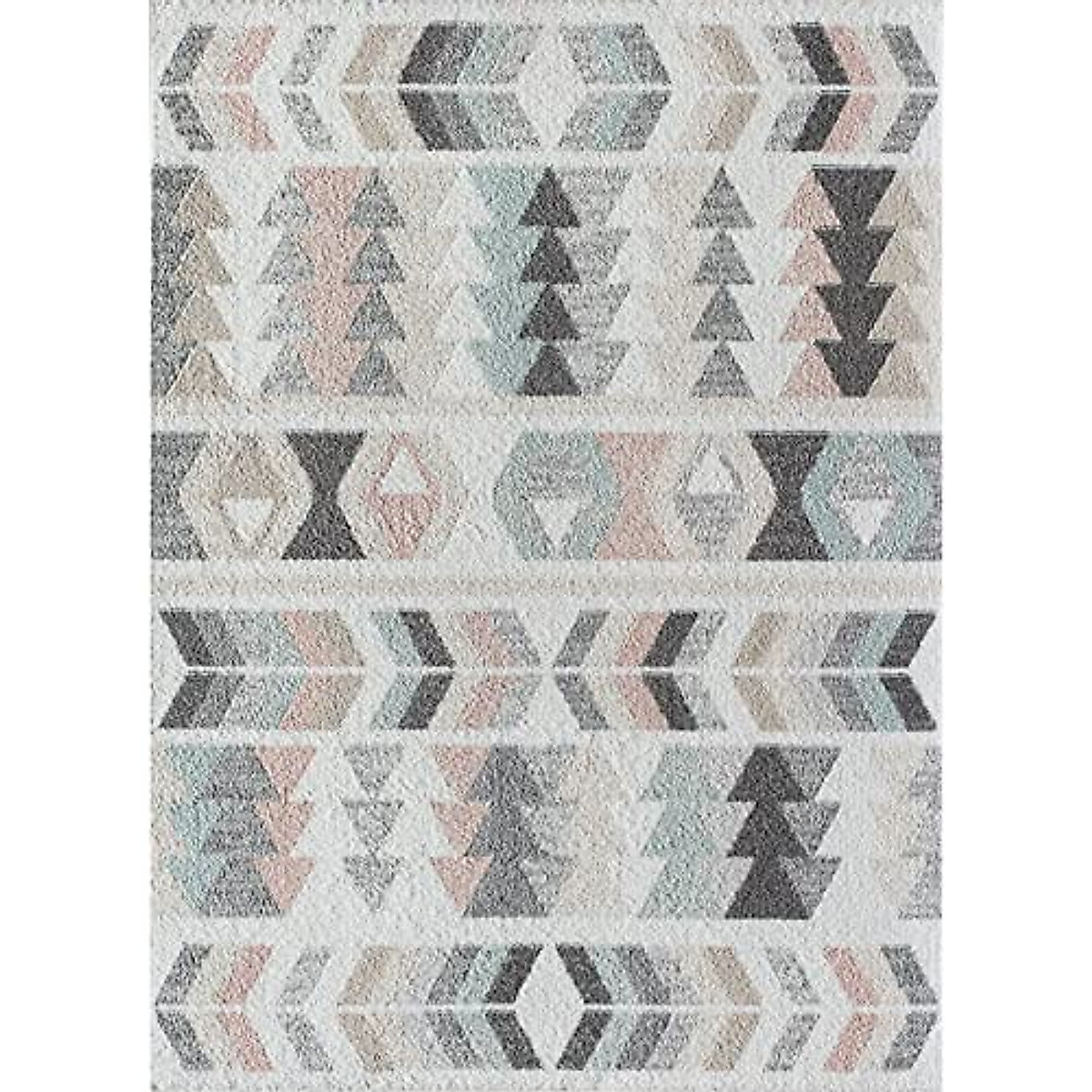 Rugs America MO50A Mint Lime Contemporary Geometric Area Rug 2'6" x 4'