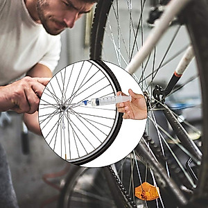 Miotorio Bike Cycling Tubeless Sealant Injector Syringe,Presta and Schrader Valve Core Removal Tool Fit for Stans No Tubes Sealant and Other Sealants Brand,Bike Syringe Kit