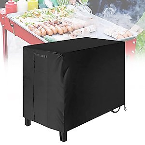 Outdoor Dining Cart Cover - Waterproof Flattop BBQ Grill Cart Protector Storage Cover, Compatible with 40" Cart, 40" L x 24" W x 32" H