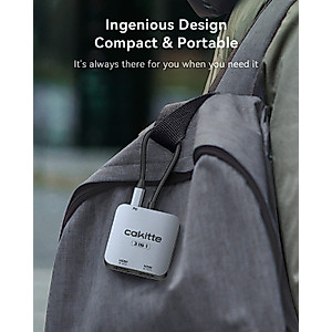 cakitte USB C to Dual HDMI Adapter 4K@120Hz/60Hz, 3 in 1 USB C to HDMI Adapter for Dual Monitors with 100W PD Charging, for MacBook Pro Air, iPad Pro, XPS, Laptop, HP, Dell [Compatible Thunderbolt 3]