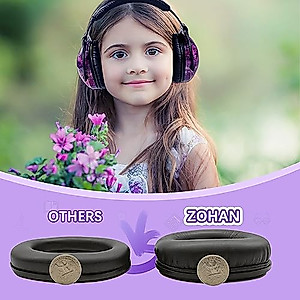 ZOHAN EM030 Kids Ear Protection Safety Ear Muffs for Concerts, Fireworks, Air Shows, Upgraded Adjustable Noise Reduction Hearing Protectors for Children Have Sensory Issues - Nebula Print