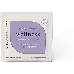 Breatherapy Be Well Kit - Pure Essential Oil Aromatherapy InhalationTabs, 8-Pack (2 Each: Wellness, Allay, Soothe, Sleep)