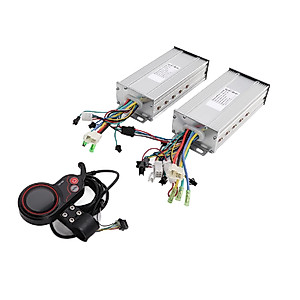 Motor Controller LH100 LCD Display, Dual Drive Brushless Controller LCD Display High Performance Waterproof 36V/48V 1000W for Electric Scooter