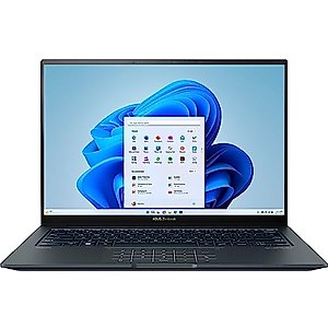 ASUS Zenbook 14.5" 120Hz 2.8K (2880x1800) OLED Touchscreen Laptop | Intel i7-13700H 14-Core | Intel Iris Xe Graphics | Backlit Keyboard | Thunderbolt 4 | Wi-Fi 6E | 16GB LPDDR5 2TB SSD | Win11 Pro