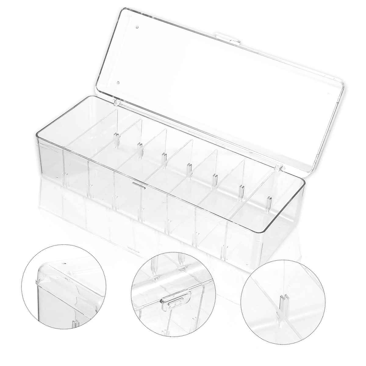 Cabilock 4 Sets Card Storage Box The Office Theoffice Clinic Card Stands for Display Convenient Cards Holder Name Card Stand Card Holder for Business Cards Desktop Small Card Child The Pet