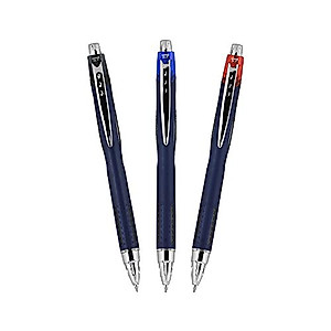 uni-ball 62153 uni-ball Jetstream RT Retr Ball Point Pen, Black Brl, Red Ink, Fine, 0.70 mm, Carton of 864