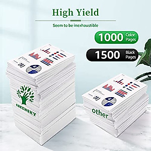 GREENSKY Compatible Toner Cartridge Replacement for Samsung CLT 404S CLT-C404S CLT-M404S CLT-Y404S for Xpress C430W C430FW C480FW SL-C430W SL-C480W SL-C480FN Printer (Black, Cyan, Yellow, Magenta)