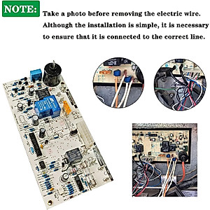 Bydorunce Replace 621991001 Refrigerator Power Board Kit for N611 N811 N610 N810 Models Replacement Circuit Board 2-Way Control Board (Serial Number Below 9056491)(Classical)