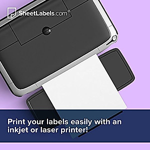 Mailing Address Labels from SheetLabels.com, 1" x 2-5/8", Laser or Inkjet Printable, 30-Up FBA Labels, Easy to Peel, 3000 Labels - 100 Sheets