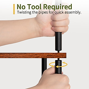 Yoobure Corner Shelf Stand, 5-Tier Corner Bookshelf, Tall Corner Shelves for Bedroom, Living Room, Narrow Display Shelf Corner Bookcase, 65" Rustic Corner Book Shelf with Display Shelves for Office