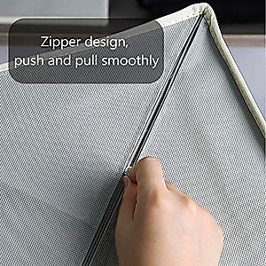 OHAHALICO 12 Pcs Houseware Closet Organizer Drawer Divider, 12 Foldable Drawer Dividers, Under Bed Organizer, Closet Dividers, Storage Box for Clothes, Socks,Tie. (Grey)