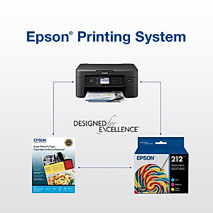 EPSON T212 Claria -Ink High Capacity Black -Cartridge (T212XL120-S) for select Epson Expression and WorkForce Printers
