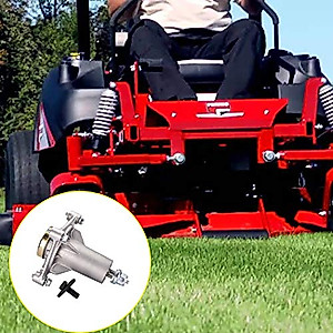 Spindle Assembly for Craftsman/Hus/Ariens/Poulan, Mandrel Assembly for 42" 46" 48" 54" Mower Deck, Come with All Mounting Hardware Including Threaded Bolt and Grease Fitting, Replace 187292 192870