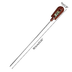 Silicon Candy Thermometer Digital Spatula Thermometer Professional Durable deep Frying Instant Read Temperature Reader and Stirrer for Kitchen Cooking,Baking BBQ, Candy,Chocolate,Sauce, Jam