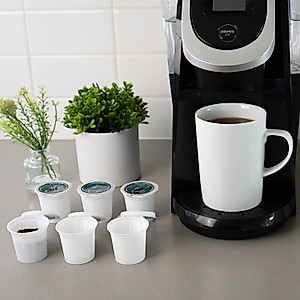 iFillCup, 48 Count Red - iFillCup, fill your own Empty Single Serve Pods. Eco friendly 100% recyclable pods for use in k cup brewers including 1.0 & 2.0 Keurig. Airtight to seal in freshness.