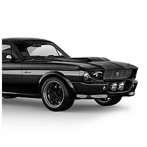 V2 Hex Carbon Black Vinyl Car Wrap (1.5ft x 5ft)