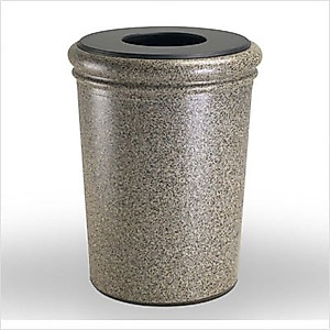 Commercial Zone 50-Gallon StoneTec Waste Container Color: Sedona