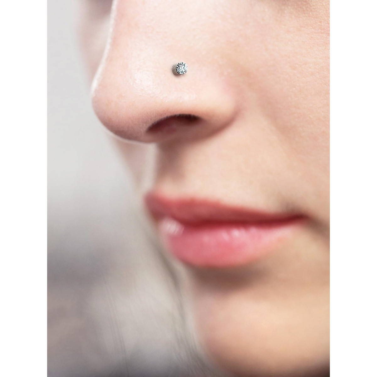Mayhoop Fake Nose Ring Faux Nose Ring Fake Nose Ring Hoop Fake Nose Ring Stud Fake Nose Piercing for Women Men