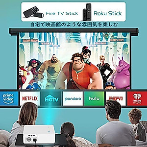 Projector, TOPTRO 5G WiFi Bluetooth Projector, Full HD Native 1080P Projector, Outdoor Projector 4K Support 4P/4D Keystone, Zoom, 300" Display, PPT, for Home Theater and Small Office Use White