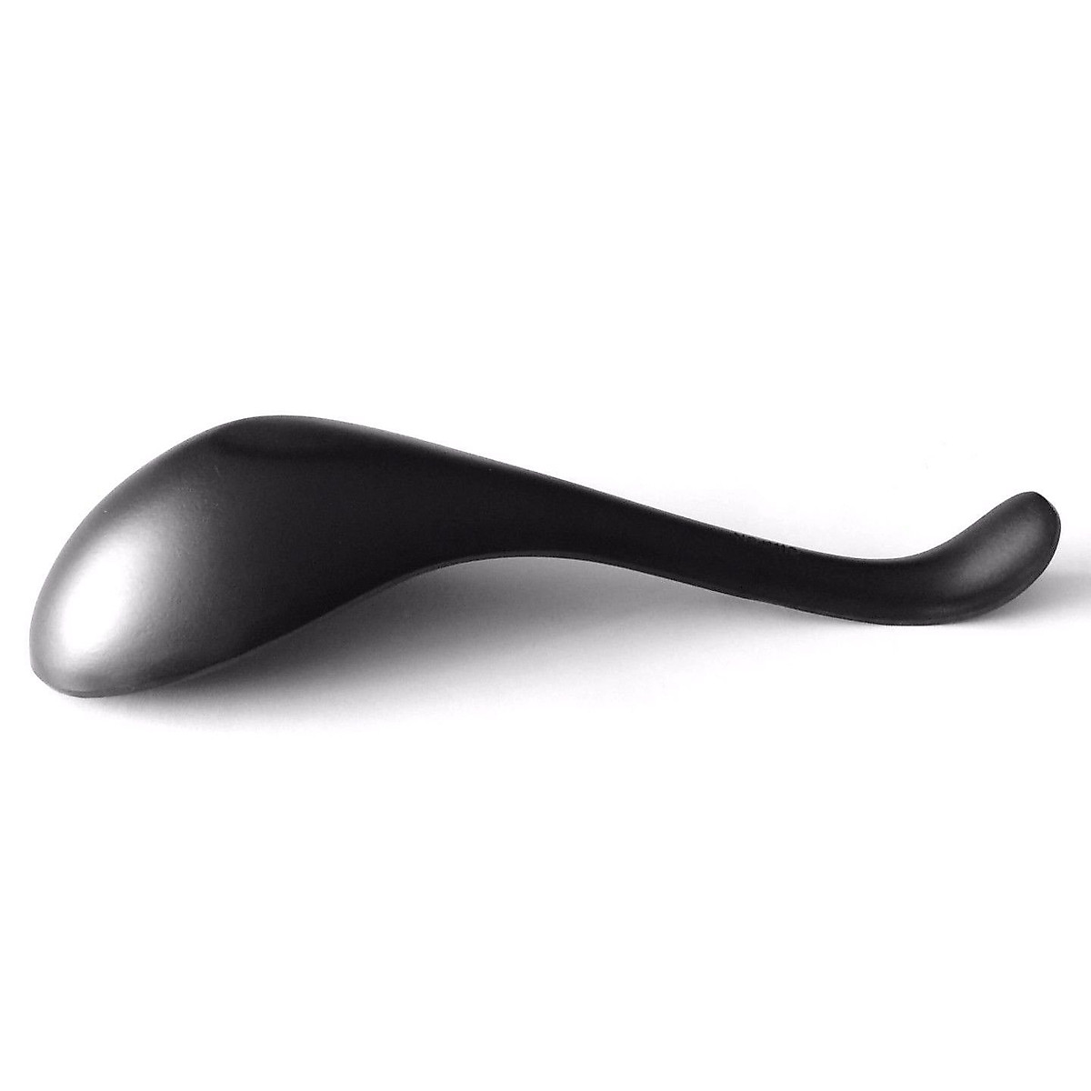 Lucky Star Melamine Japanese Ramen Spoon Noodle Soup Spoon 6.5”, Black, 48-pcs per case (4 dozen)
