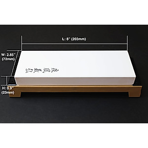 Yoshihiro Professional Grade Toishi Japanese Whetstone Knife Sharpener Water Stones (#6000 grit)