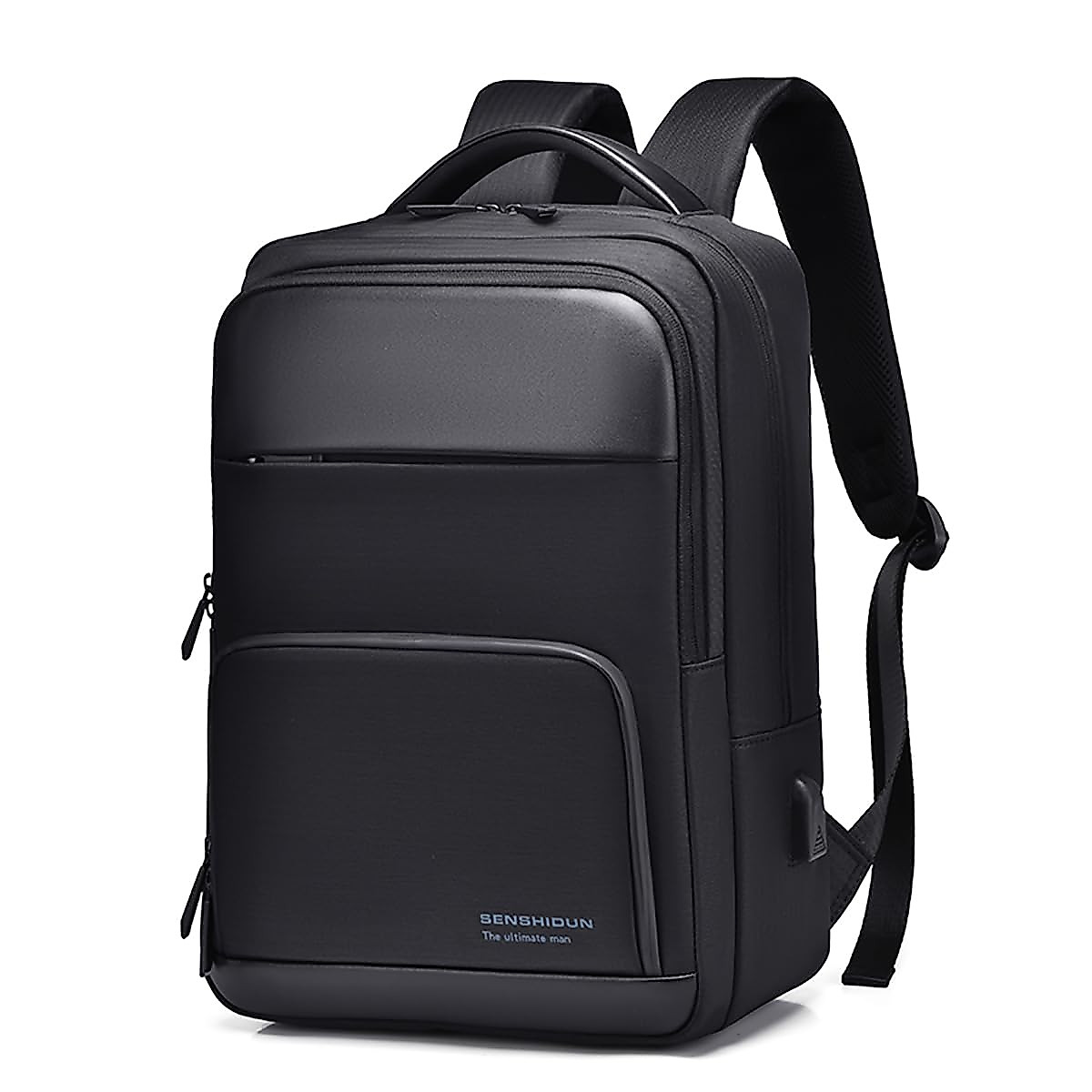 Kamlui Laptop Backpack for Men Black with Laptop Compartment Computer Case Laptop Bag