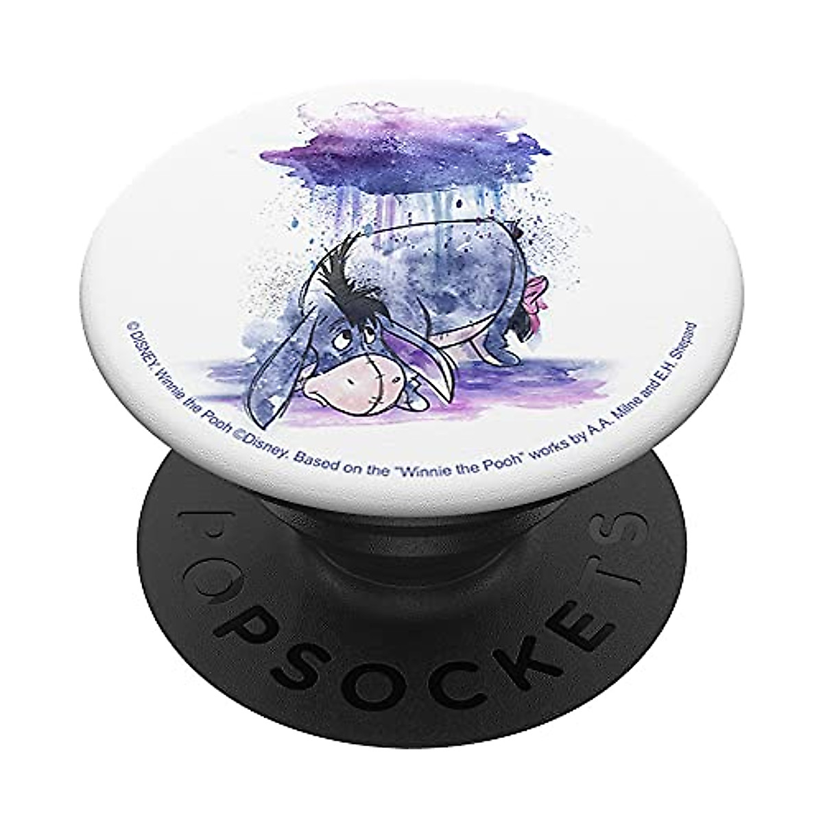 Disney Winnie the Pooh Eeyore Watercolor Rain Cloud PopSockets Swappable PopGrip