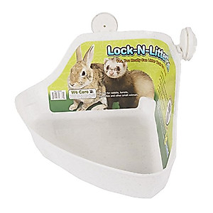 Ware Manufacturing Plastic Lock-N-Litter Pan for Small Pets, Colors May Vary