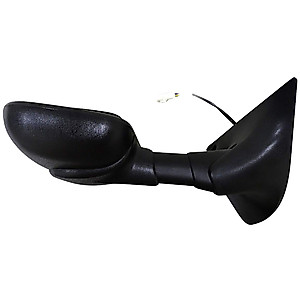 Dorman 955-364 Passenger Side Power Door Mirror - Folding, Telescopic, Round Plug Compatible with Select Ford Models, Black