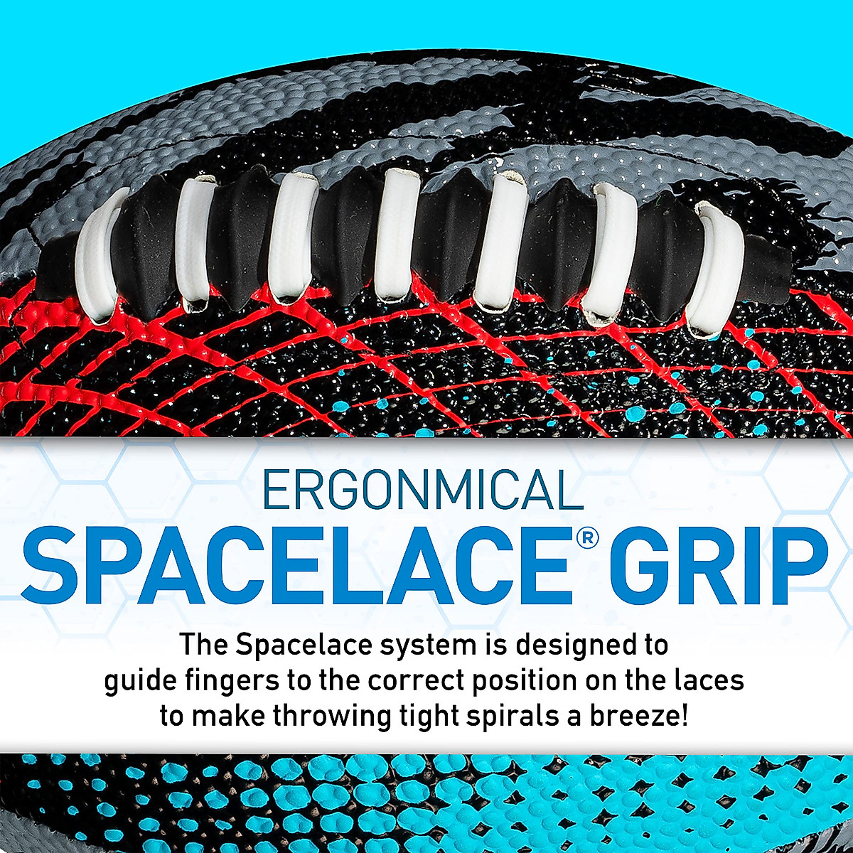 Franklin Sports Mystic Mini Football - Kids Mini Sized Football - Soft Foam Cover - Extra Grip Laces - Perfect for Kids - Air Pump Included