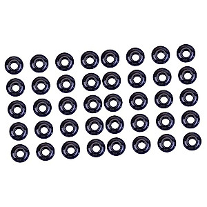 EXCEART 40 Pcs Beads with Large Holes Gemstone Beads Large Hole Spacer Beads Lava Beads Blue Lace Agate Beads Gemstone for Jewelry Making Beading Kits Loose Beads Round Beads Suite Natural