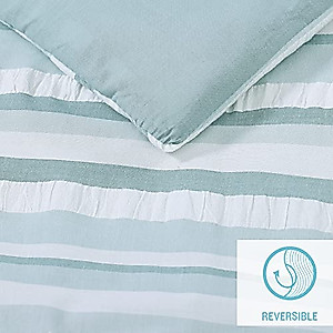 Tommy Bahama - King Comforter Set, Cotton Reversible Bedding with Matching Shams, Home Decor for All Seasons (Clearwater Cay Blue, King)