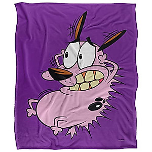 Courage The Cowardly Dog Blanket, 50"x60", Season 3 Cover Silky Touch Super Soft Throw Blanket