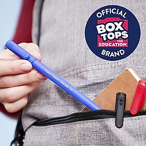 Paper Mate Ballpoint Pens, Write Bros. Black Ink Pens, Medium Point (1.0mm), 60 Count