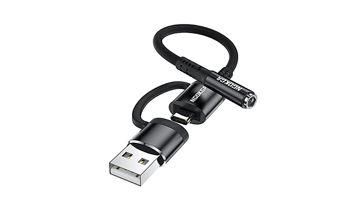 USB to 3.5mm Audio Adapter - HiFi Sound and Durability
